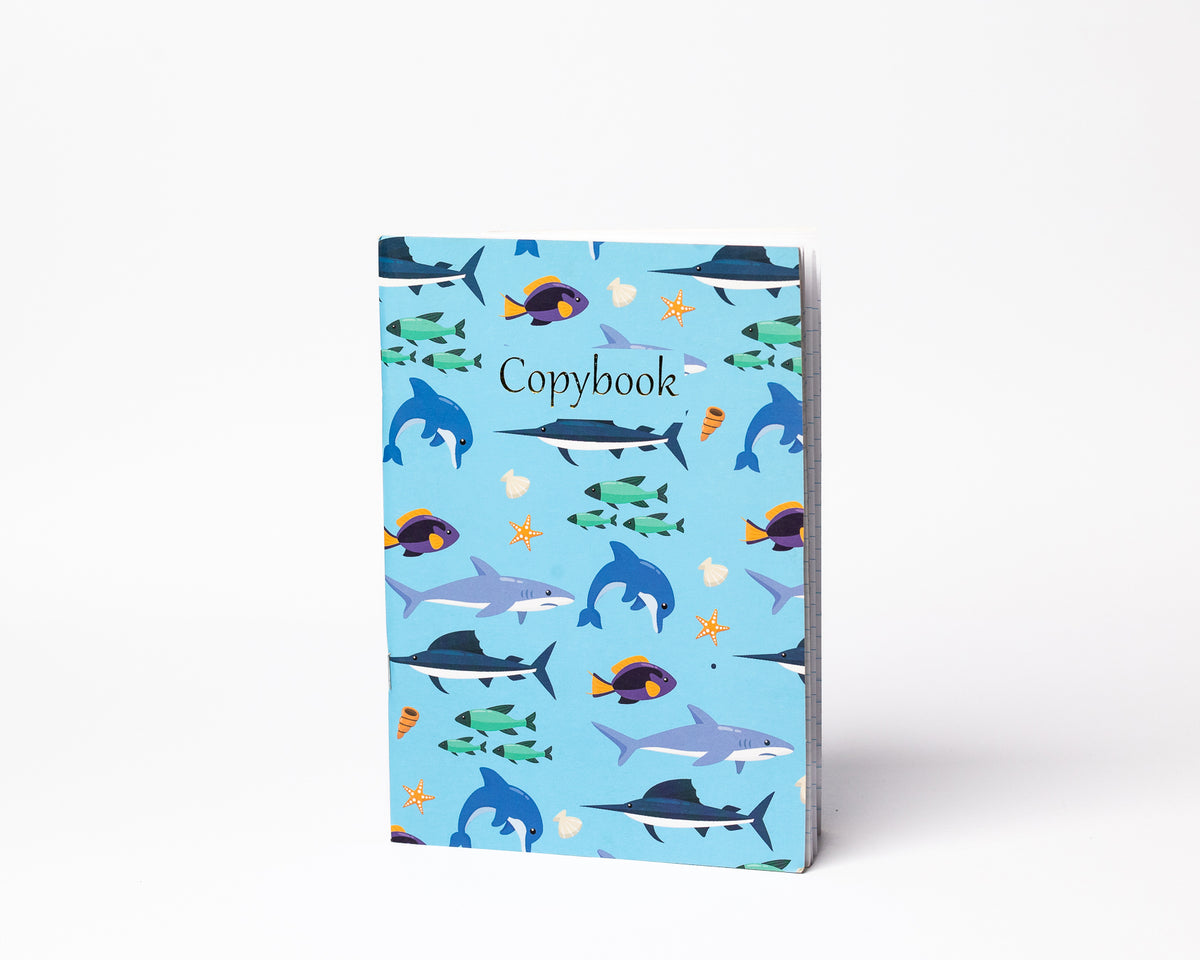 Marine Life Copybook - Softcover, A5, Lined – Abydos Egypt