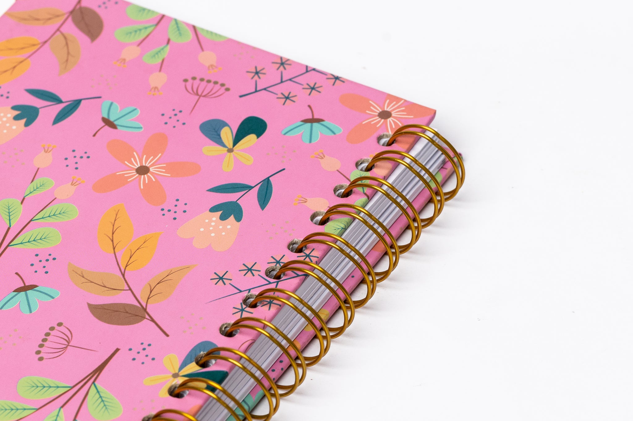 Floral Spiral Notebook - Hardcover, A5, Lined – Abydos Egypt